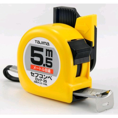 （株）TJMデザインメーカーお問い合わせ：0120-125577【特長】●落下防止用ベルトホルダー付です。●片手で簡単脱着可能です。●ヨンゴーゴーピッチ表示付です。【仕様】●テープ長さ(m)：5.5●テープ幅(mm)：25●水平保持(m)：...