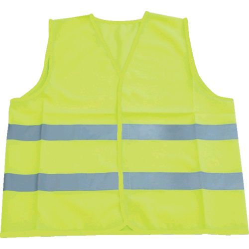 【特長】●JIS T 8127に適合した、高視認性の安全ベストです。●EN規格やISO規格にも適応しています。【仕様】●色：蛍光イエロー●着丈(cm)：70●胴周り寸法(cm)：130【仕様2】●フロントマジックテープ止め●反射材：50mm...