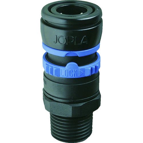 ジョプラックスメーカーお問い合わせ：072-893-6301【特長】●ねじタイプ。●ワンタッチ接続方式。●セーフティロック機構を標準装備。●エンジニアリングプラスチックの採用で耐衝撃性に優れています。●プラスチック製で軽くてさびません。【用...
