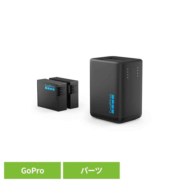 2個のバッテリーを同時に充電できるデュアルバッテリーチャージャーなら、HERO13 Blackをいつでも途切れずに使い続けられます。電源に接続していない場合でも、ステータスライトでバッテリーの充電状態を簡単に確認できます。同梱の高性能End...