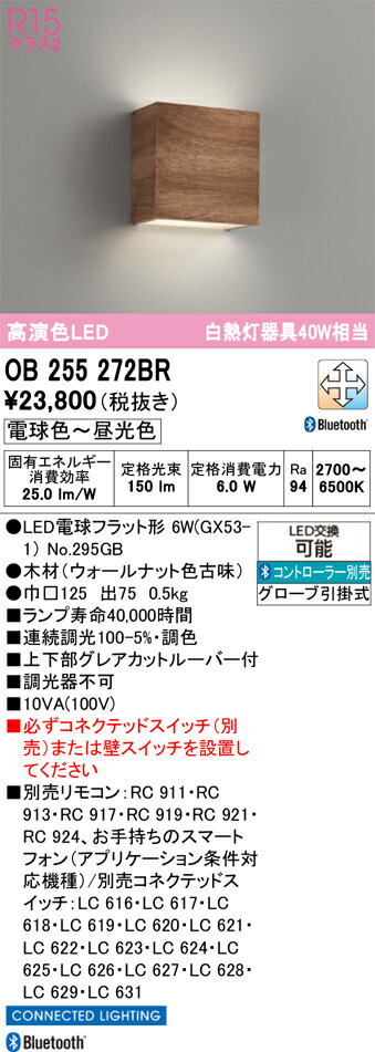 OB255272BROB255272BRブラケット LED電気工事必要 畳数設定無し