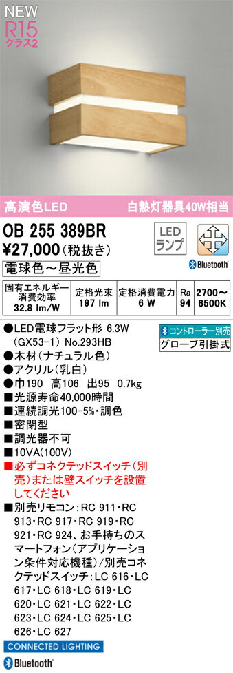 OB255389BROB255389BRブラケット LED リモコン別売電気工事必要 畳数設定無し
