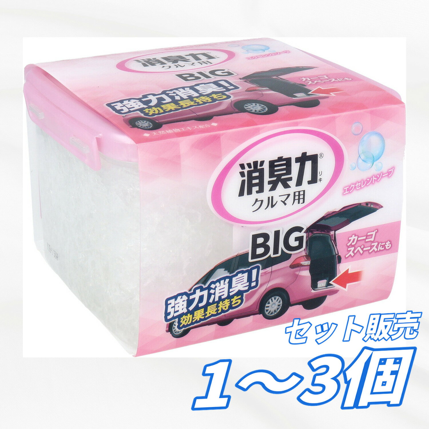 天然植物抽出エキス配合で、エアコン臭、タバコ臭、汗臭など車内の気になるニオイをしっかり消臭。 ●大容量で効果長持ち。(2~4ヵ月)(※季節や使用状況により異なります。) サイズ 個装サイズ:138X90X130mm 個装重量:約1050g ...