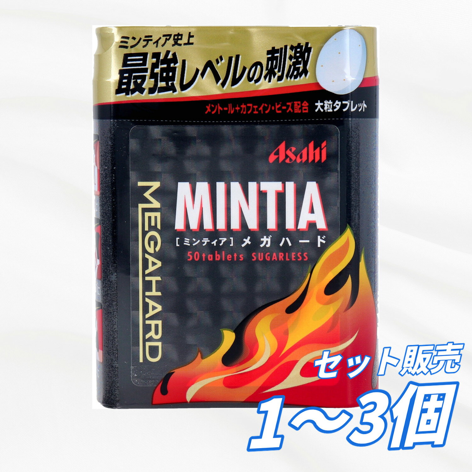 ●メントールとカフェイン・ビーズ配合。 ●仕事のデスクなどの常備品に。 商品管理番号 4946842526215 生産地 日本 サイズ 個装サイズ：67X88X30mm 個装重量：約85g 内容量：50粒(50g) 【発売元：アサヒグループ...