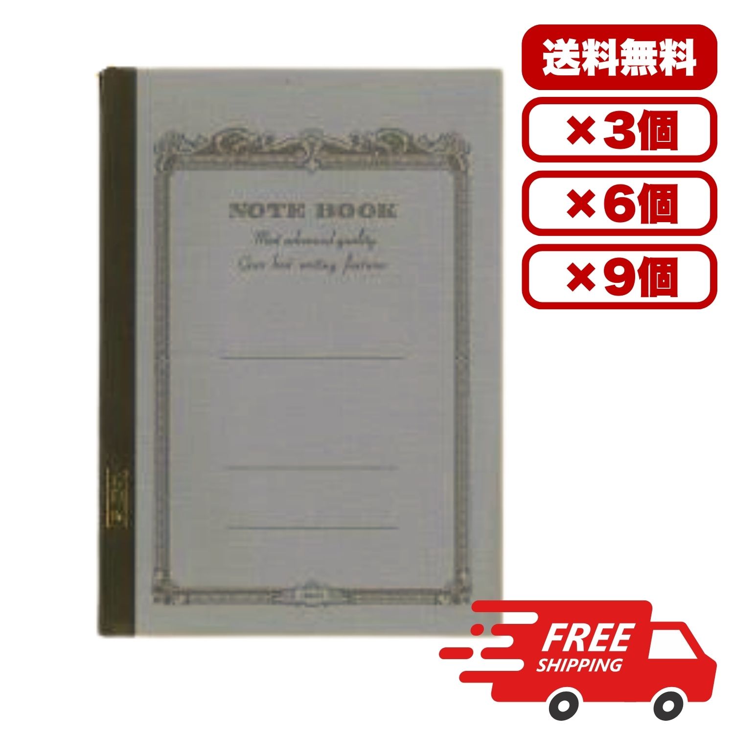 日本ノート CDノート CD15SN ジャンコード: 4970090336630 メーカー: 日本ノート ベーシックなB5サイズノート34枚 規格 セミB5　252×179mm 罫内容 6.5mm罫×32行 止め罫 製本 糸綴じ 特徴 B5...