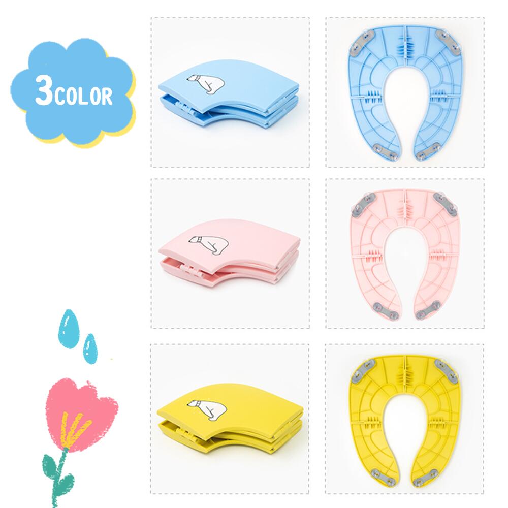 持ち運びに便利な子供用補助便座。コンパクトに折畳み可能なので使い勝手抜群です。普段のお出かけにはもちろん旅行時等にも大活躍。吸盤固定式でズレる心配もありません。汚れても丸洗い可能なので衛生面も安心。重さも275gと軽量なので普段使いのカバン...