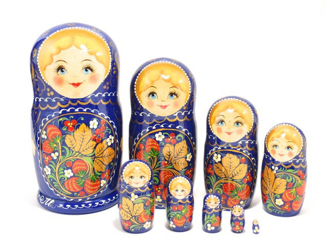 商品情報サイズ高さ23cm 直径 11cm 材質菩提樹 商品説明ロシア製注意事項※本製品はアウトレットです。以前は9個組でしたが、商品の展示中に2番目に小さいマトリョーシカが行方不明になってしまいアウトレット品として販売をしております。大き...