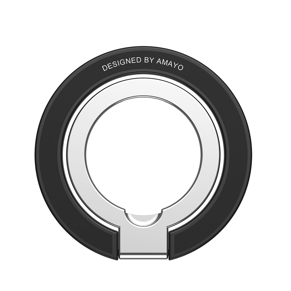 MagSafe対応のiPhoneに磁力で吸着するタイプのスマホリング兼スマホスタンドです。 メタルリングシール付属（1枚）でMagsafe非対応のケースでも使用出来ます。 ※背面が滑らかなTPUかプラスチック素材のケースに限ります。 ■カラ...