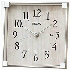 本体サイズ(H×W×D) mm162×164×75本体重量320g枠材質プラスチック枠精度平均月差±20秒（電波受信による時刻修正を行わない場合/気温5℃から35℃で使用した場合）使用電池単3形アルカリ乾電池×1個電池寿命約1年音量調節無鳴...