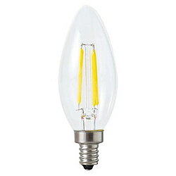 口金：E12光源色：電球色全光束：440lm定格消費電力：4W定格寿命：20,000h調光器：×　密閉型器具：○　断熱材施工器具：×本体サイズ（高さ×幅×奥行）95×φ35本体重量約13g定格消費電力4W全光束440lm断熱材対応非対応LE...
