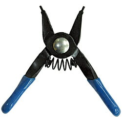 ■本体が小柄なので、狭い場所での作業に最適です。■C型形状の止め具、スナップリングの脱着に便利です。【仕様】・リング使用範囲（mm）： 10～30・爪先端径（mm）： 1.0・全長（mm）： 73・爪形状： ストレート・モデル： 穴用・ばね...