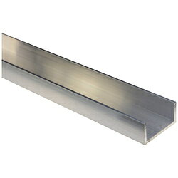 ■軽量・加工性に優れ、リサイクルしやすい素材です。■コの字型の形材です。【用途】・サッシや建設資材・ガラス引き戸の破損止やレールに。・部品・工作・補修等に。・パネルや鏡ミラーなどの枠、家具の建具の目地として。・看板、柱、テーブルなどの飾り縁...