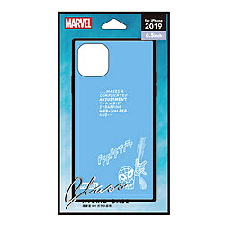 MARVELのキャラクターデザインのガラスの光沢とTPUの一体感が美しいハイブリッド設計のiPhone 11 Pro Max 6.5インチ用ガラスハイブリッドケースです。背面にはキズに強い高硬度9Hガラスを採用、ケースの四隅はエアークッショ...