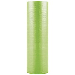 ■サトウキビ由来の「グリーンポリエチレン」を使用した、さわやかな若草色のプチプチ（R）です。■CO2排出量5％以上削減が可能になりました。【用途】・割れ物の保護材や、梱包緩衝材。【仕様】・幅（mm）： 1200・長さ（m）： 84・厚さ（m...