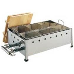 画像はイメージの場合があります。あらかじめご了承ください。■型式：OJ-18■ガス消費量（1時間あたり）： LPガス 0.25kg■ガス接続は、ゴム管3分口（φ9.5mm）です。18-8直火式おでん鍋 OJ-18 尺8寸 LPガス