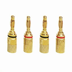 オーディオケーブル　（赤白）バラ×各1　をバナナプラグ用のステレオに接続するときに使用します。オーディオケーブル　（赤白）バラ×各1　をバナナプラグ用のステレオに接続するときに使用します。