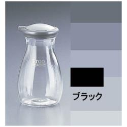 ■材質：本体/メタクリル樹脂（耐熱100℃）、フタ/ポリエチレン（耐熱70℃）、カバー/ABS樹脂仕様■サイズ：S ■色：ブラック ■直径×高さ（mm）：φ60×H88 ■容量（c.c.）：120 ■重量（g）：46プルー ビストロしょう油...