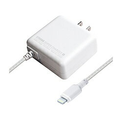 ●家庭用AC電源100V～240Vから、LightningコネクタのiPhone/iPod/iPadのバッテリーをハイパワー2.4Aで充電します。●100V～240V対応なので海外でも使用可能。●コンセントプラグが180度に動くので差込場所...