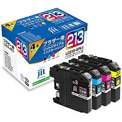 ■【対応インクカートリッジ】：ブラザー：LC213-4PK■【カラー】：B/C/M/Y■【対応機種】：DCP-J4220N / DCP-J4225N / MFC-J4720N / MFC-J4725N / MFC-J5620CDW / MF...