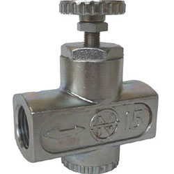 ■流量調整の優れたスピードコントローラです。■メーターイン・メーターアウトとして使用できます。【仕様】・接続口径： Rc3/8・有効断面積（［［MM2］］）： 20.0・使用流体： 空気・使用温度範囲： 5〜60℃・使用圧力： 0〜1MPa...