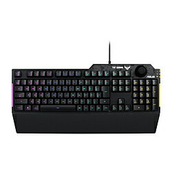 ［日本語配列］ASUS TUFシリーズ ゲーミングキーボードエントリーモデルのASUSゲーミングキーボード。独自のTUFコーティングにより優れた耐久性を実現●TUFコーティングにより優れた耐久性を実現4つの排水チャネルを設けることにより、最...