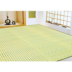 い草を使用した掛川織い草カーペットです。■掛川織は九州筑後地方の伝統的な織り方です。大きな目と小さな目に交互に織り込んだ美しく洗練されたモダンなデザインが人気です。■厳選された良質の太く長いイ草を高密度に織り込んでいますので丈夫で耐久性があ...