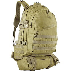 ■ミリタリーデザインのフレーム付バックパックです。■取り外し可能な6Lのバットポーチがついています。■パッド付きの腰ベルトは取り外し可能です。■MOLLEシステムがバックパックの前面と側面に施されており、別売りのポーチなどを取り付け可能です...