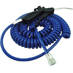 ■ラインスパイラルホース（小巻外径タイプ）にBG-50をセットしました。■コイル部は30mmの小巻外径です。【用途】・ブローガンスパイラルセット。【仕様】・ノズル口径（mm）： 3.6・ノズル長（mm）： 90・最大使用寸法（m）： 4.7...