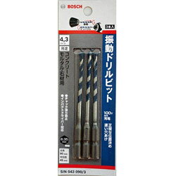 ■新設計の先端超硬チップで正確な位置決め、速い穴あけが可能です。【用途】・被削材： コンクリート、モルタル、石材（インパクトドライバー使用時は不可）。【仕様】・刃径（mm）： 4.3・有効長（mm）： 45・全長（mm）： 90・シャンク形...