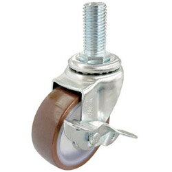 ■走行性、耐荷重を備えた標準的な小型キャスターです。■厨房機器やワゴンなどで広く使用されています。【用途】・台車や家具、什器に。【仕様】・許容荷重（daN）： 70・許容荷重（kgf）： 71.4・車輪径D（mm）： 75・車輪幅（mm）：...