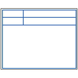 ■一つの差し替えボードでプレート交換し使用できます。【用途】・差し替えボード04111に取り付け使用します。【仕様】・縦（mm）： 130・横（mm）： 170・色： ホワイト・表示内容： 枠のみ・適合ボード： 04111一つの差し替えボー...
