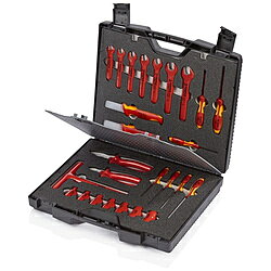 ■セット内容はDIN EN/IEC60900基準に適合したVDE絶縁テスト済みのクニペックス絶縁ツールから構成されています。■耐衝撃性に優れたプラスチックケースに入った、VDE絶縁テスト済みのクニペックス絶縁ツールから構成されています。【仕...