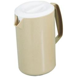 ■材質：ポリエチレン樹脂■耐熱温度：80℃、耐冷温度：-30℃SA抗菌フライトピッチャー ベージュ
