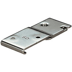 ■耐蝕、耐錆、耐磨耗性に優れたステンレス（SUS304）製です。【用途】・天井にレールを取り付けます。【仕様】・品名： ステン天井Sブラケット・寸法（mm）： 80.0×33.0×13.0耐蝕、耐錆、耐磨耗性に優れたステンレス（SUS304...