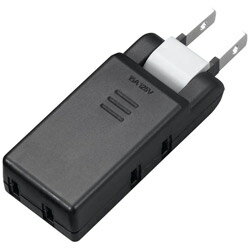 コンパクトサイズでスペースを気にせずに配線できます本体サイズ(高さ×幅×奥行)約63×28×18mm本体重量約30g長さ直挿し口数3個口スイッチタイプスイッチ無シャッター無マグネット無プラグ/差込口形状プラグ形状：2ピン(スイング)差し込み...