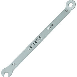 ■厚みがわずか1.5mmの超薄型スパナです。■めがね、スパナのコンビセットです。■ヘッドの曲り角度は30°です。【用途】・六角ボルト・ナットおよび四角止めねじの組付や取外しに。【仕様】・全長（mm）： 114・厚さ（mm）： 1.5・立ち上...