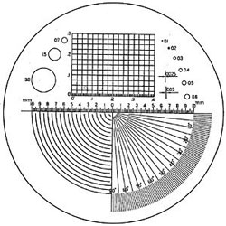精密ドッキングスケールルーペ1154-7、1154-10用スケール（20mm）です。精密ドッキングスケールルーペ1154-7、1154-10用スケール（20mm）です。