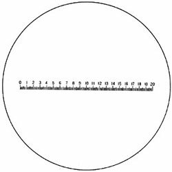 精密ドッキングスケールルーペ1154-7、1154-10用スケール（20mm）です。精密ドッキングスケールルーペ1154-7、1154-10用スケール（20mm）です。