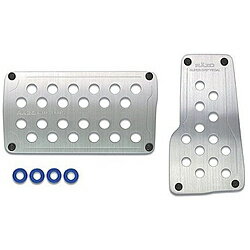 こちらの商品はご購入後の返品をお受けいたしておりません。対応機種、サイズ、種類等、再度お確かめの上お求めください。●ヘアライン仕上げにアルマイト加工したアルミペダル●足元の質感大幅UP!　別売りのスベリ止めリングやラバーグリップでグリップ力...