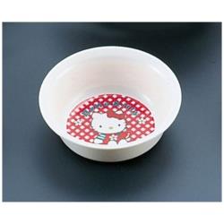 ■洗浄器対応メラミンお子様食器「ニューキティ」 丸小鉢（ギンガム）