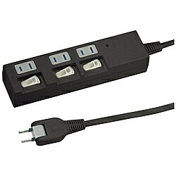 ●コードを抜かずに電源をON/OFFできる、節電に便利な個別スイッチ付きです。●合計使用容量が1500Wを超えた状態で使用を継続すると内蔵のブレーカーが作動し、電源が切れます。●プラグはホコリや湿気によって発生するトラッキング火災を予防する...