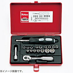 ●「Ko-ken」はソケットレンチの専門メーカーとして再良質の工具を常に追求し、ユーザーニーズに応えています。●ネジにしっかりフィットし、なめらかな回転、高いトルクを確実に伝達するソケットレンチセットです●セット内容：・2400M6角ソケッ...