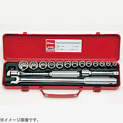 ●ボルトやナットをしっかりホールドし、高いトルクを確実に伝達するソケットレンチセットです。●セット内容： ・4405A12角ソケット（3/8、7/16、1/2、9/16、19/32、5/8、11/16、3/4、25/32、13/16、7/8...