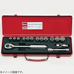 ●ボルトやナットをしっかりホールドし、高いトルクを確実に伝達するソケットレンチセットです。●セット内容： ・4405M12角ソケット（10、11、12、13、14、15、16、17、18、19、21、22）・4753N、4760-125、4...
