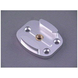 GoPro Hero2/3/3+対応の三脚用 アルミ・フラットマウント -4ホールです。GoPro Hero2/3/3+対応の三脚用 アルミ・フラットマウント -4ホールです。