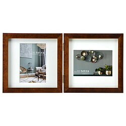 落ち着いたカラーリングと直線的でシンプルな額縁のデザインで、お部屋のコーディネートに合わせやすいスクウェア額縁。付属マット紙の向きを調整してタテ・ヨコどちらの向きにも対応します。マット紙の中額はVカット※で、より一層、写真を引き立てます。※...