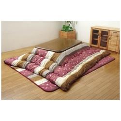 和調のウサギ柄こたつ布団です。側地にはポリエステル素材を起毛させた柔らかい生地を使用しています。部分暖房のこたつは電気代もおトクです。■組成掛け：表地）ポリエステル100％【ピーチスキン】 裏地)ポリエステル100％【ピーチスキン】 中綿：...