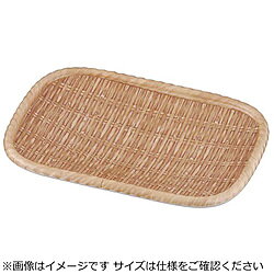 和の風情ある竹模様をデザインとしたメラミン製のトレー■メラミン製　落としても割れることがなく、竹製より長持ちするので経済的です。■食洗機の利用可　耐熱温度が100℃で食洗機にも対応するので便利です。■12種類　2つの形（丸型・角型）、3サイ...