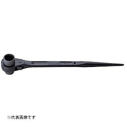こちらの商品はご購入後の返品をお受けいたしておりません。対応機種、サイズ、種類等、再度お確かめの上お求めください。●本体は勿論、爪も鍛造品であり強度が抜群です●頭部は加工の際の穴埋めを施してあり、円滑なラチェット駆動を維持します●シノ部は鉄...