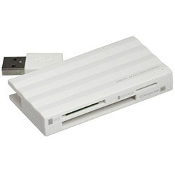 ・ケーブル収納型マルチカードリーダー本体サイズ(H×W×D) mm40×77×12本体重量30gインターフェースUSB3.0/USB2.0インターフェースUSB3.0/2.0電源バスパワー対応機種USBポートが正常に動作するWindowsパ...
